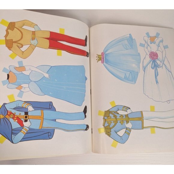 Golden Toys Vintage 989 Golden Walt Disney Cinderella Paper Doll Book Uncut Poshmark